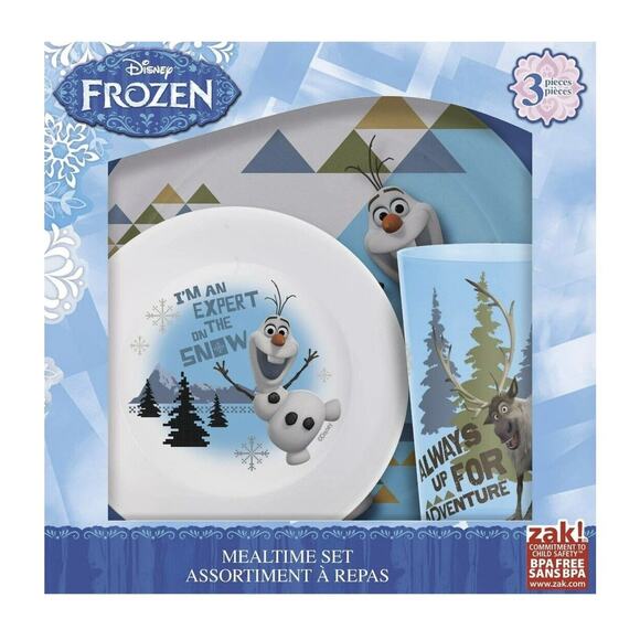 Disney | Dining | Zak Designs Disney Frozen Olaf Sven Mealtime Set Kids ...